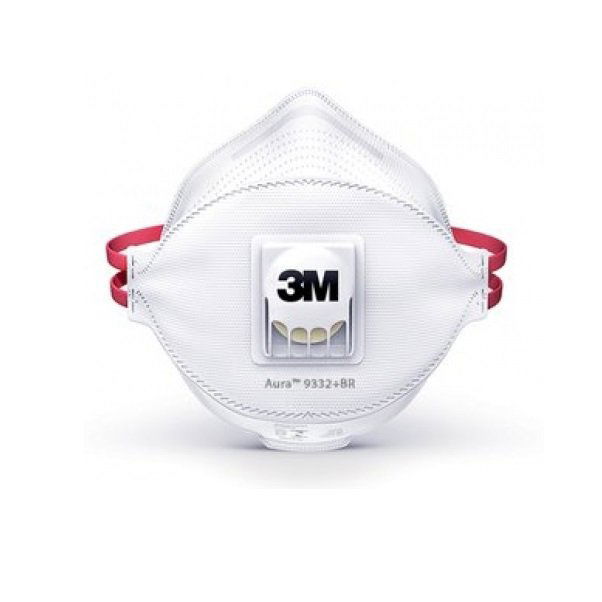 Mascara Respiratória Descartável Aura 9332-BR PFF-3 3M | Sipar Ferramentas