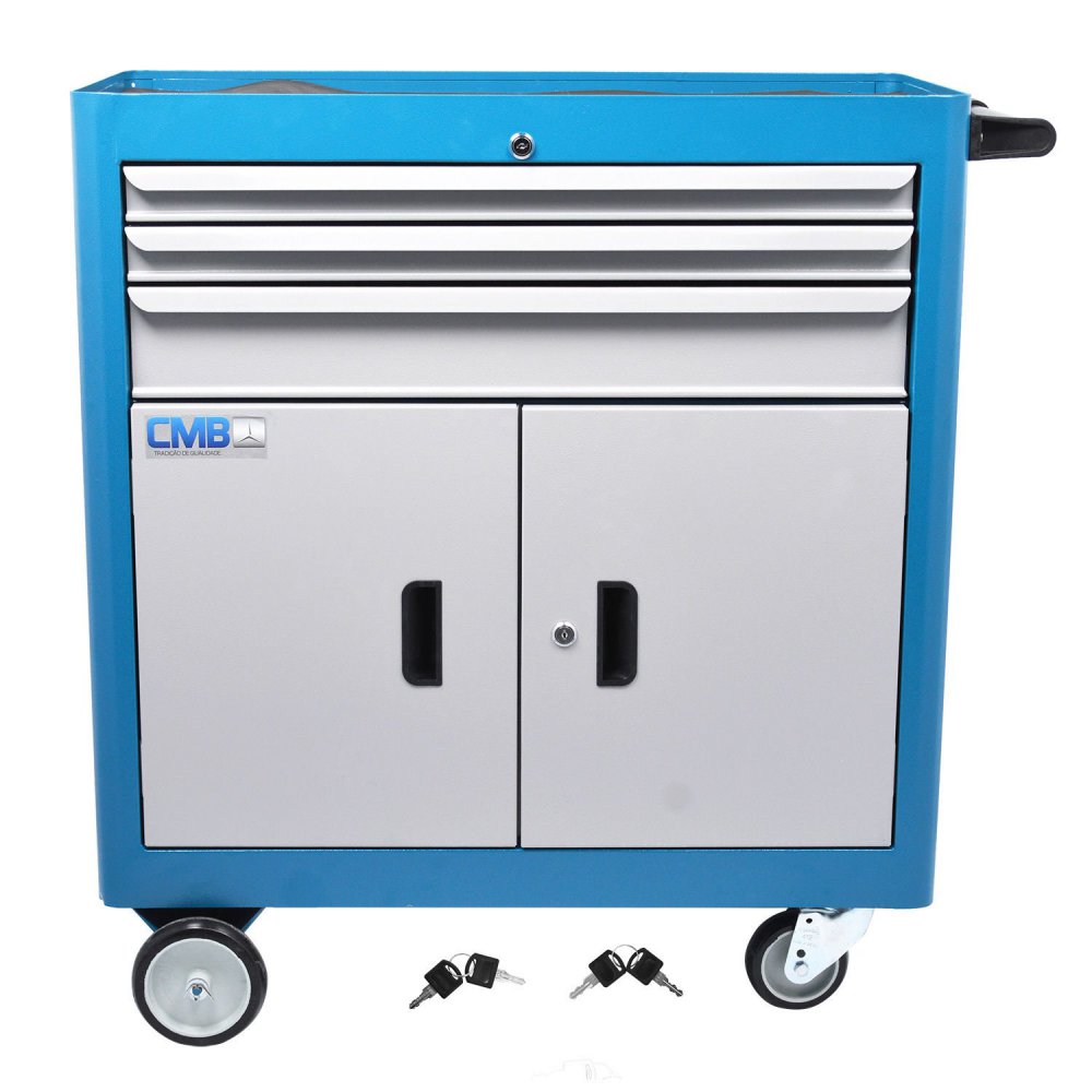 Carrinho Porta Ferramentas 80x40x89cm CMB-814 | Sipar Ferramentas