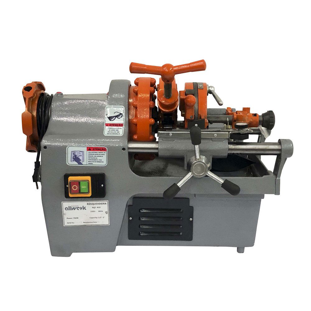 Rosqueadeira Elétrica 1/2 A 2 para rosca BSPT/NPT Allwerk | Sipar ...