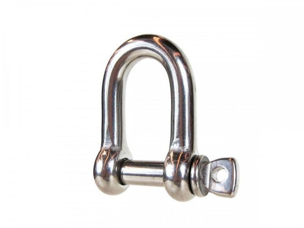 Manilha Reta com Pino Roscado 3/16 Aço Inox AISI 304 Forjado ...