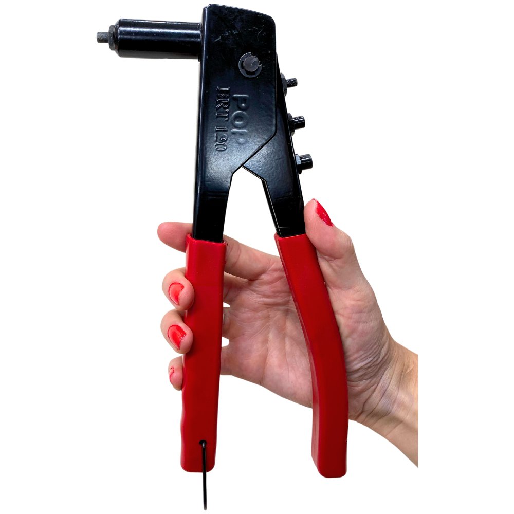 Rebitadeira Manual Profissional POP Tipo Alicate BRT-120 | Parafuso Fácil