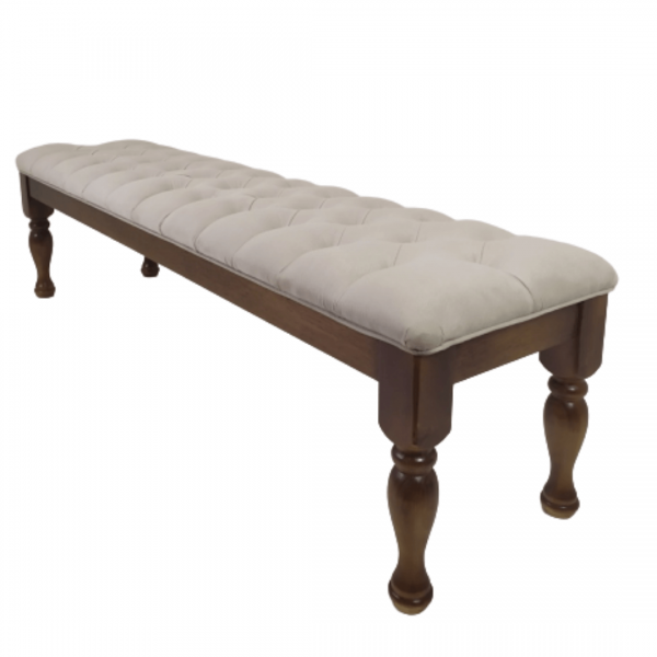 Recamier Banco Clássico Alice Capitonê 1,60 cmp