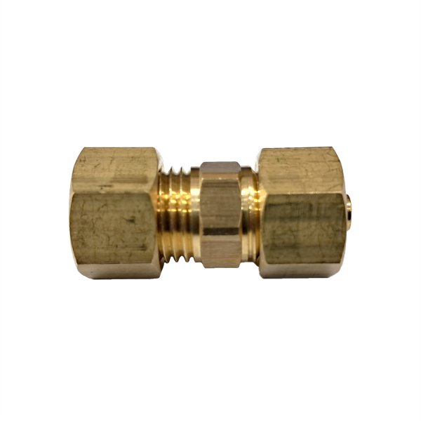 Conexão em Latão Reta Tubo 6 mm. Código do Fabricante: KFH06-00 | Jartec