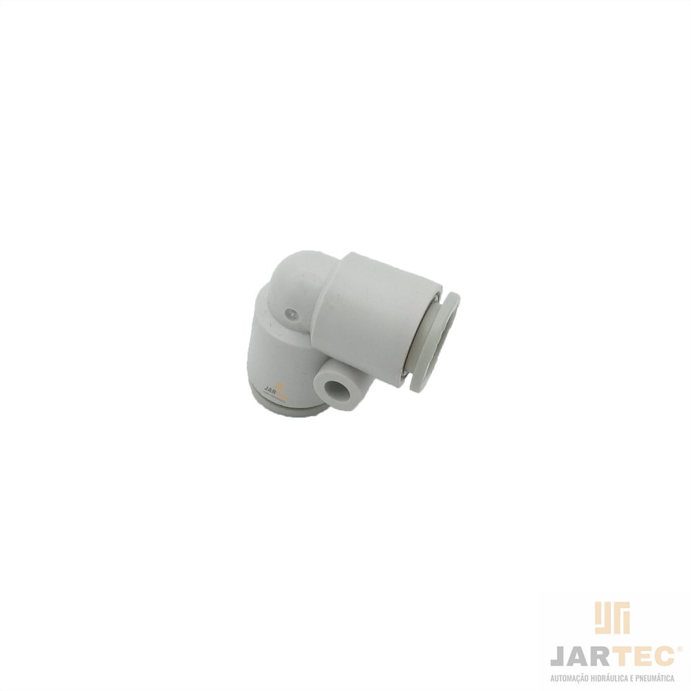 Cotovelo União 10 mm. Código do Fabricante: KQ2L10-00A | Jartec