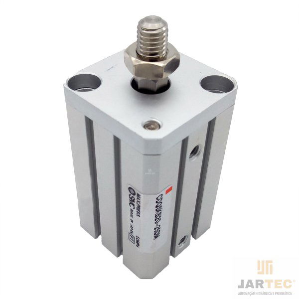 Atuador Pneumático Compacto SMC Anti-Giro ø20mm Curso 25mm | Jartec