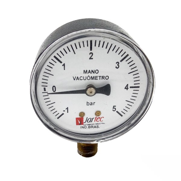 Manovacuômetro Vertical 63mm 1/4 1~5kgf/cm² Aço Carbono | Jartec