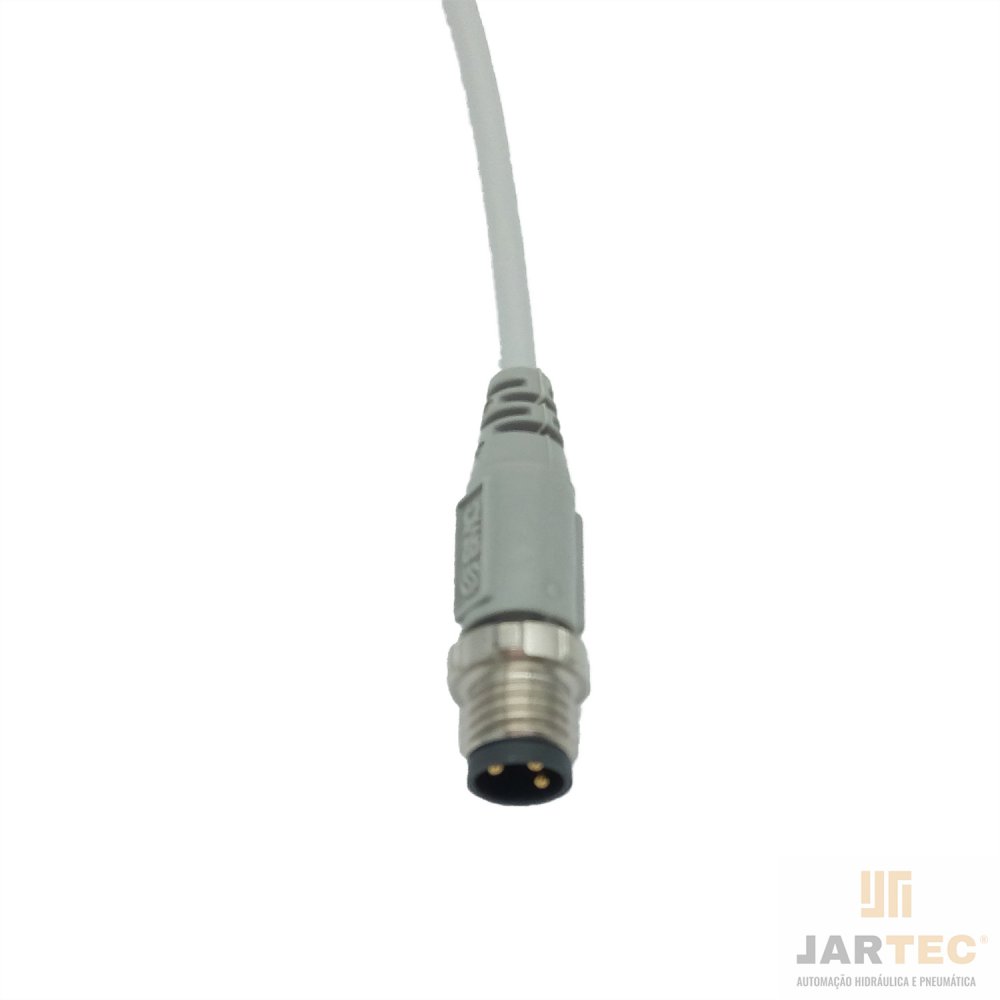 Sensor Magnético SMC Estado Sólido PNP M8 3 Pinos 24VCC | Jartec