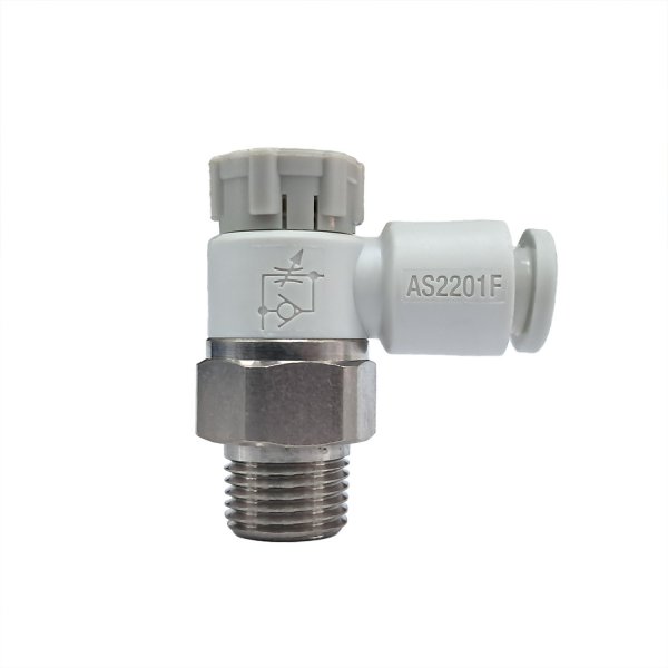 Válvula Controle de Fluxo SMC 1/8'' X 6mm AS2201F-01-06A | Jartec