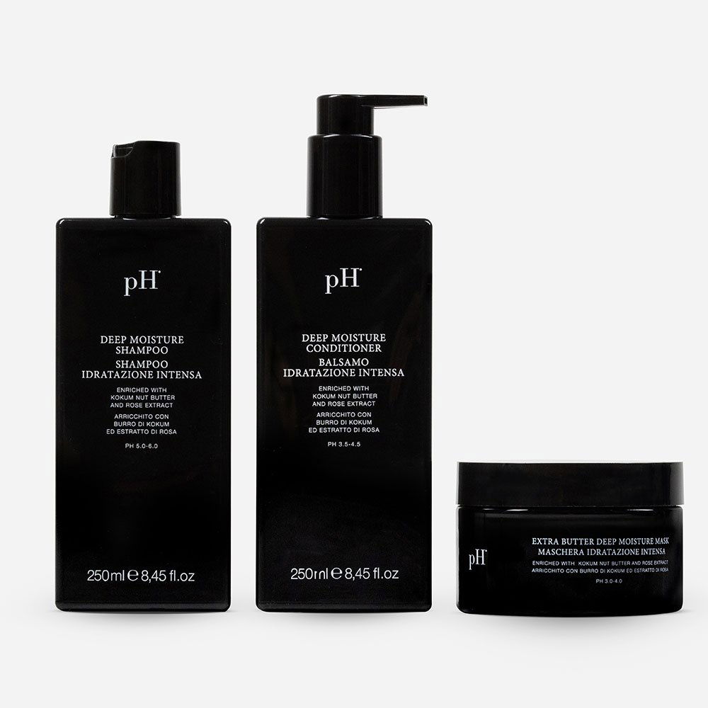 Kit Deep Moisture Shampoo + Conditioner + Mask | pH Laboratories