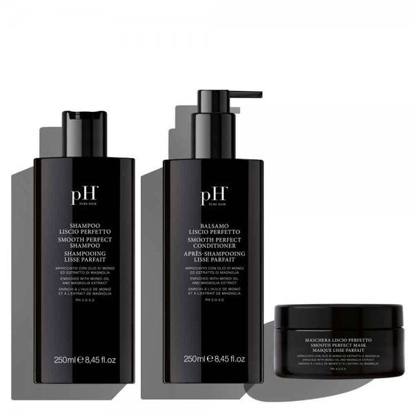 Kit Smooth Perfect Shampoo + Conditioner + Mask | pH Laboratories