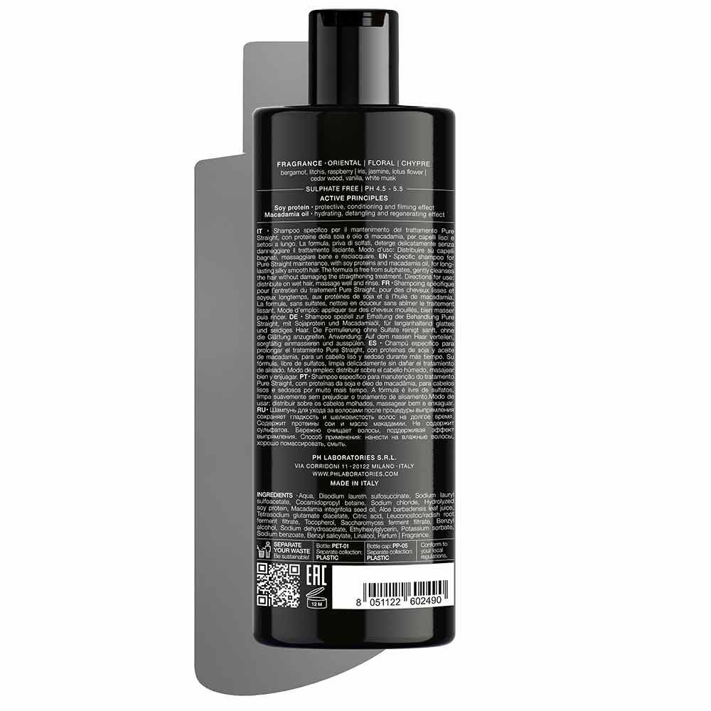 Pure Straight Shampoo pós alisamento | pH Laboratories