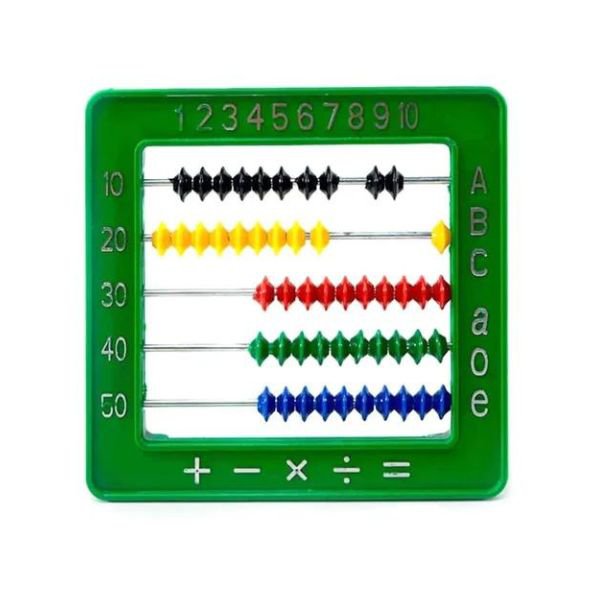Ábaco Escolar Contador Infantil Plástico Aprendizado 11cm - Unidade