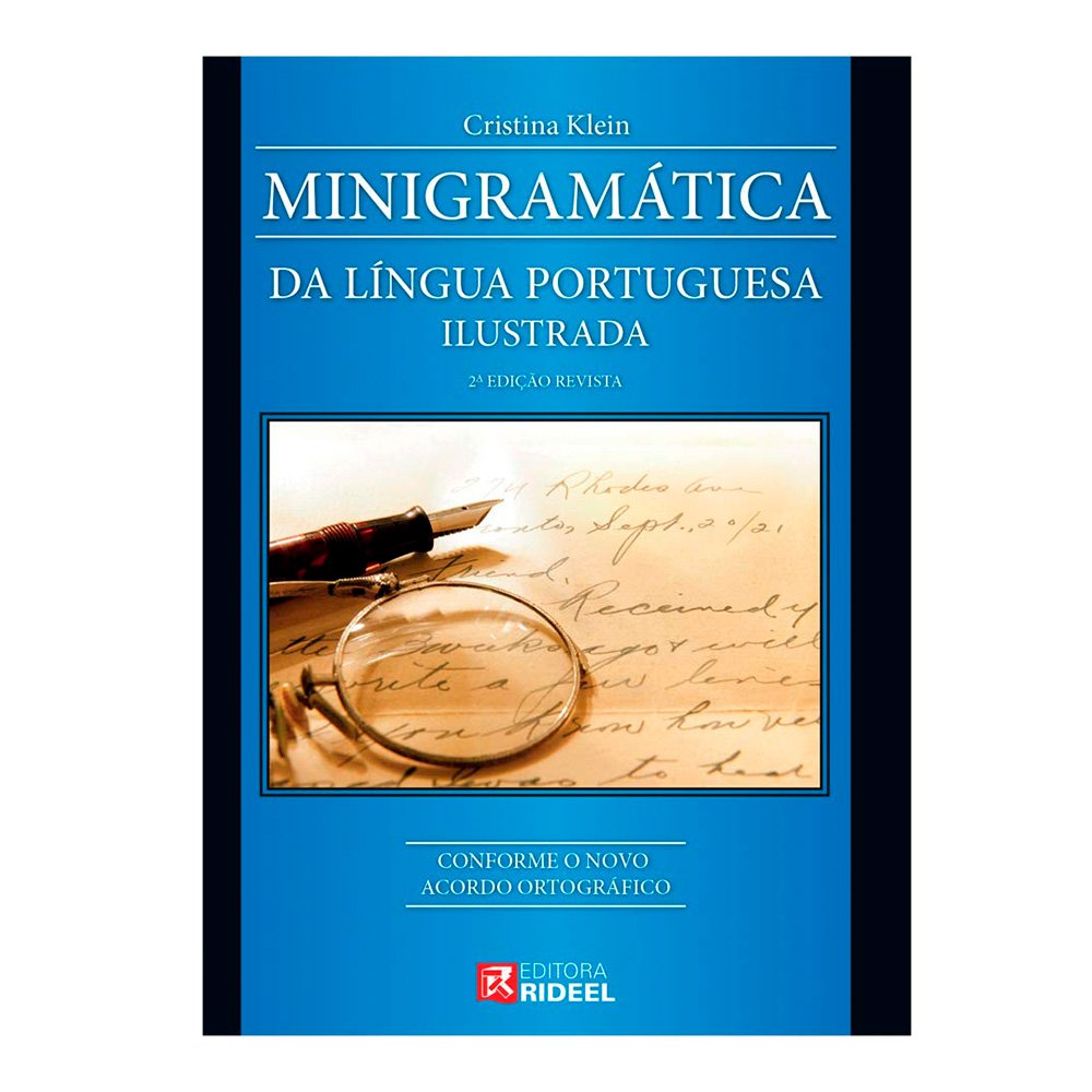 MINI GRAMÁTICA DA LINGUA PORTUGUESA ILUSTRADA 328PG. RIDEEL | JC ...