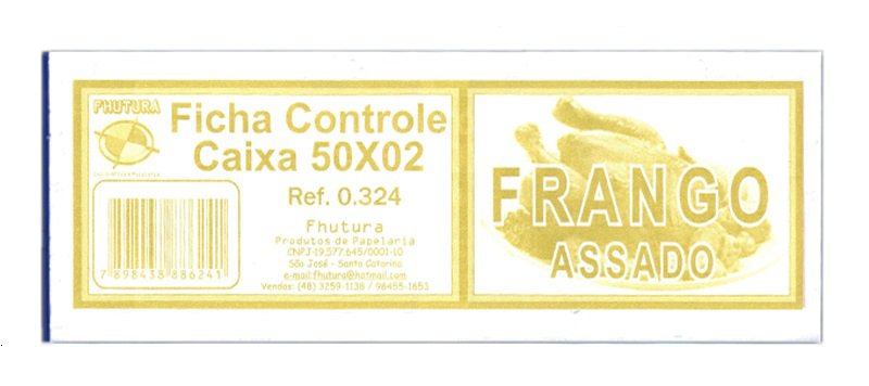 CONTROLE DE CAIXA - FRANGO ASSADO 100FLS C/5 | JC Atacado de Papelaria ...