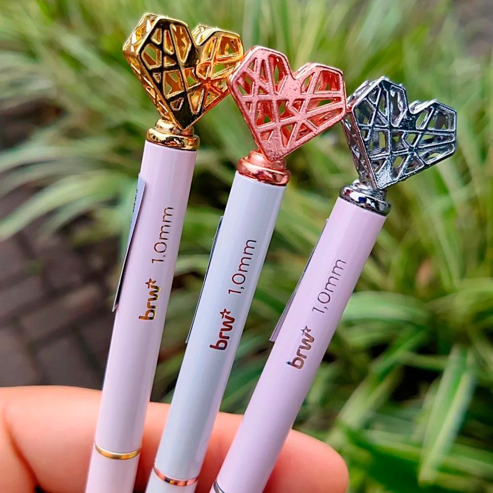 CANETA BRW 1.0 METALLIC S2 PRETA C/12